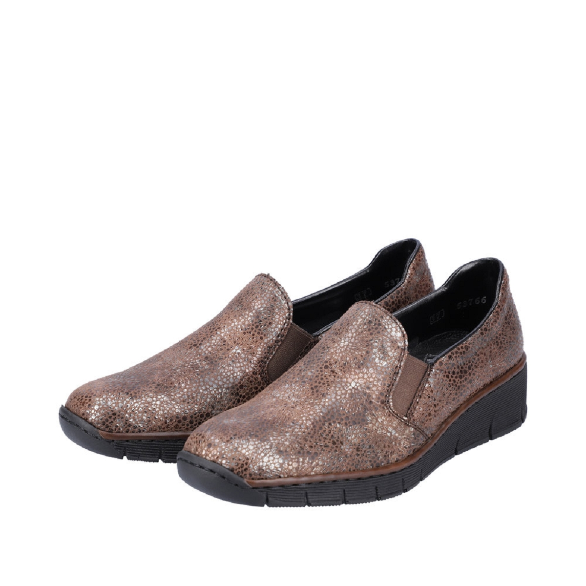 Lacroix Chausseur | Rieker mocassin 53766.24 taupe femme