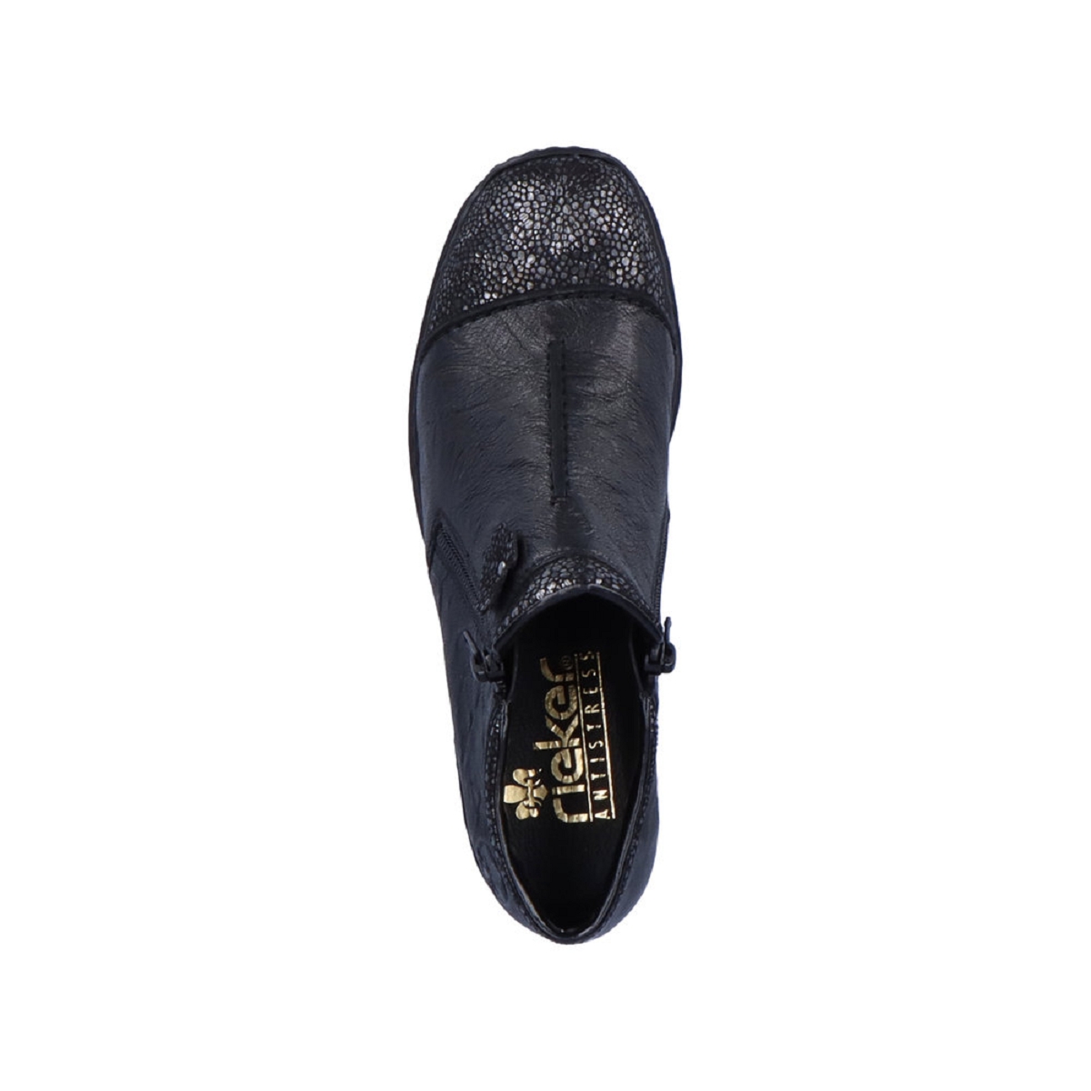 Lacroix Chausseur | Rieker bottine 58388.01 noir femme