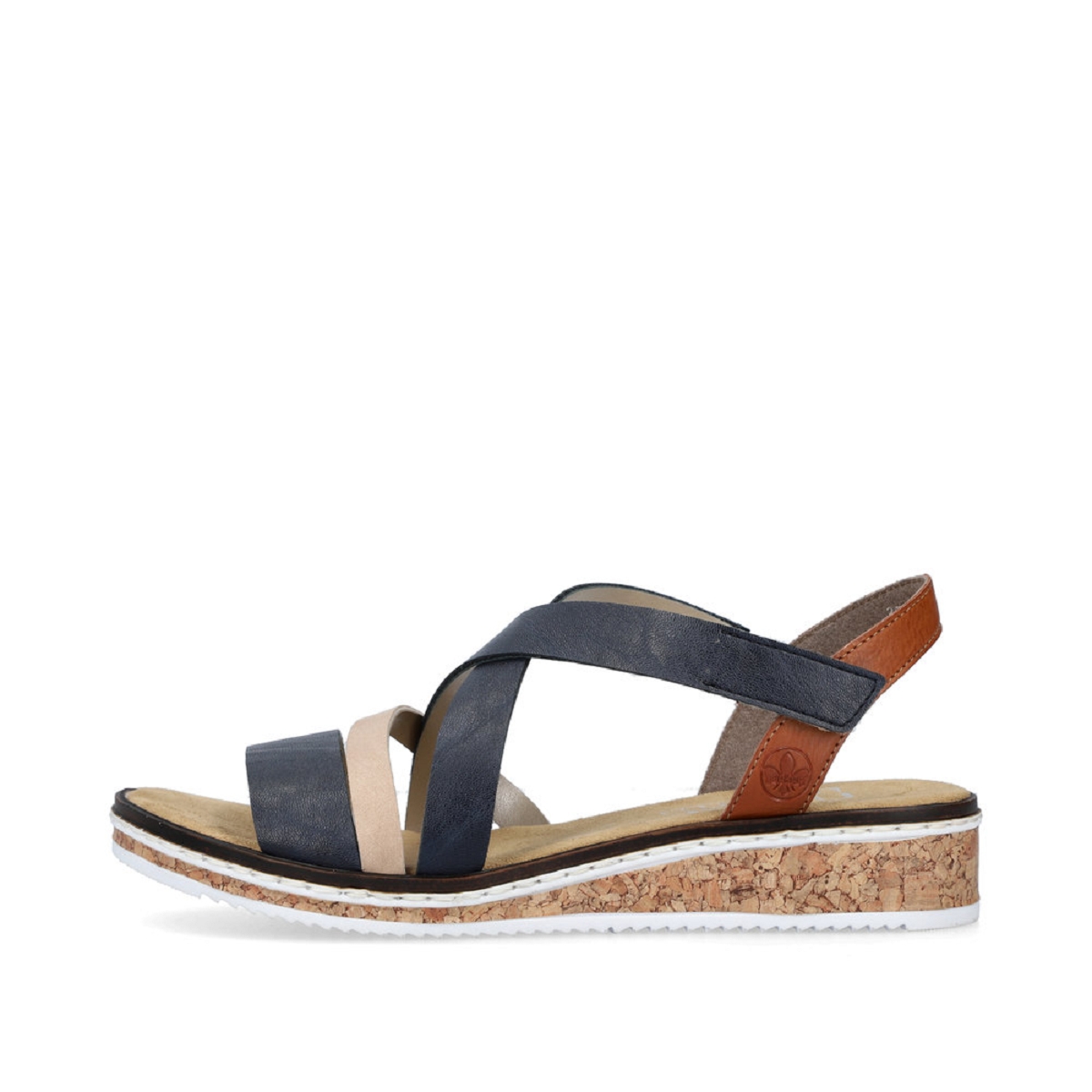 Lacroix Chausseur | Rieker sandale v3663.91 bleu femme