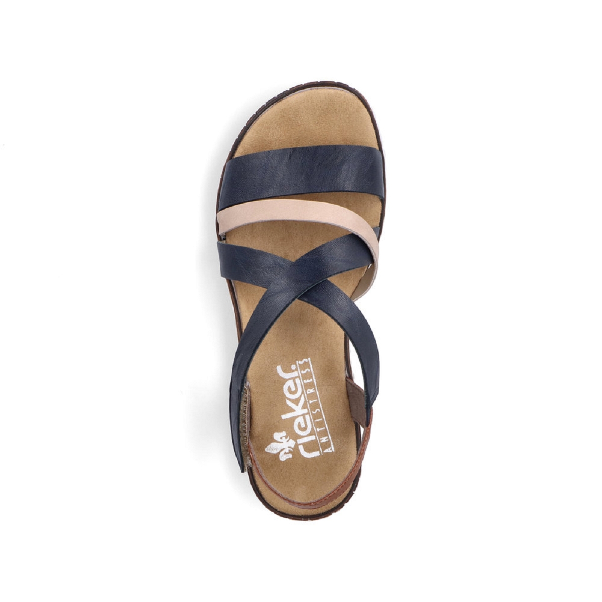 Lacroix Chausseur | Rieker sandale v3663.91 bleu femme
