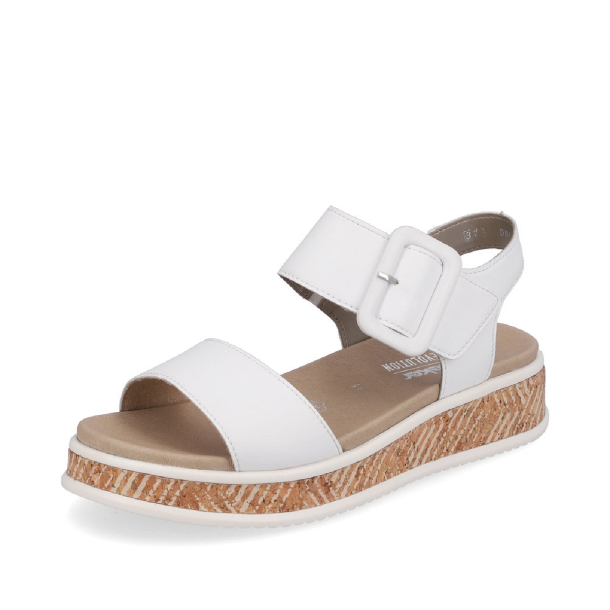 Lacroix Chausseur | Rieker sandale w0800.80 blanc femme